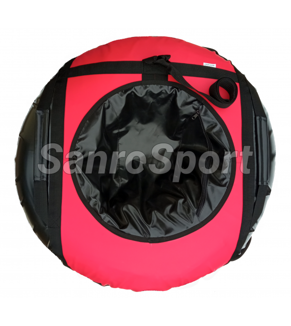 Slidinėjimo ratas SANRO SNOW TUBE 95cm, juodai-raudona - www.sanrosport.lt